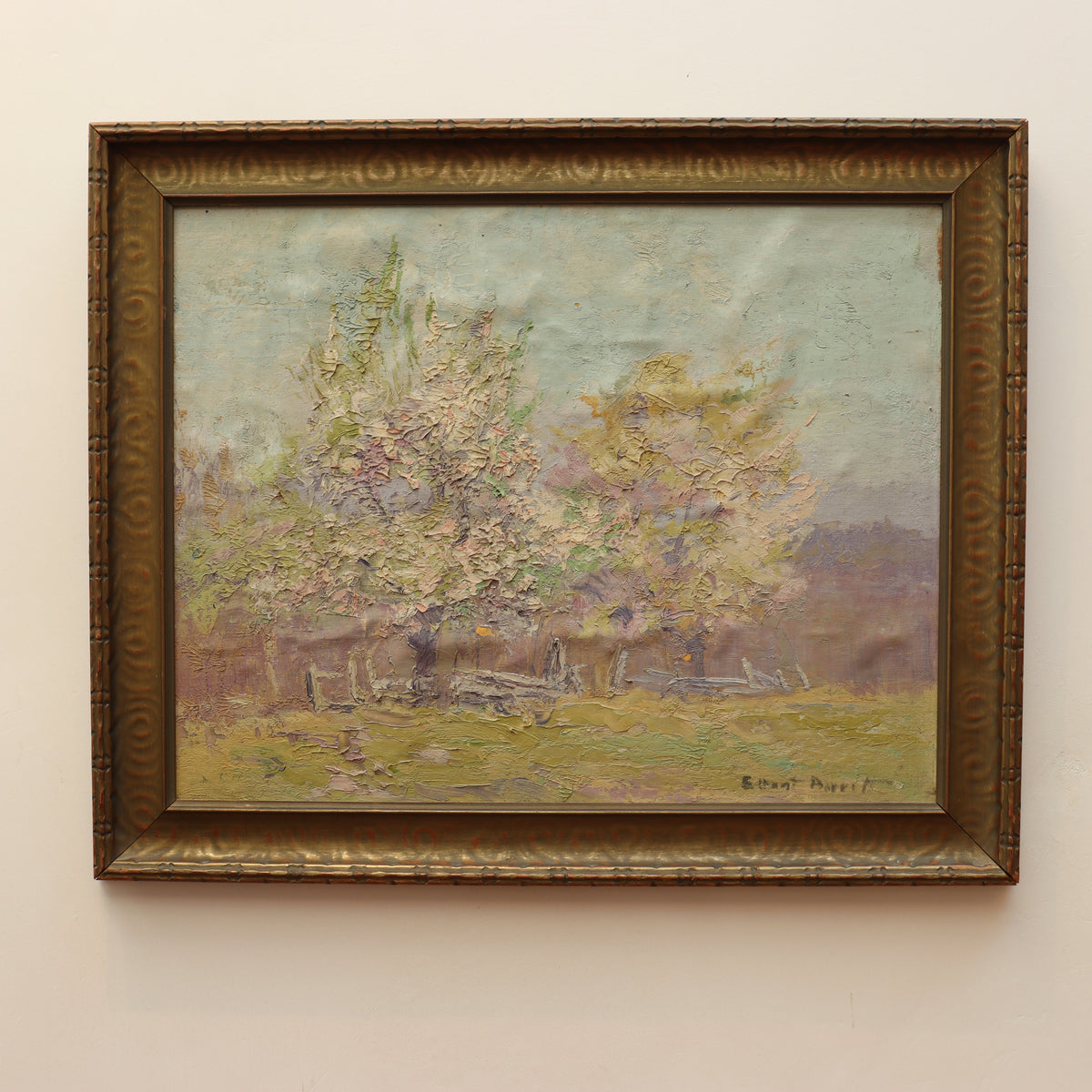 Elizabeth Hunt Barrett Oil on Board Painting | Work of Man — Work of ...