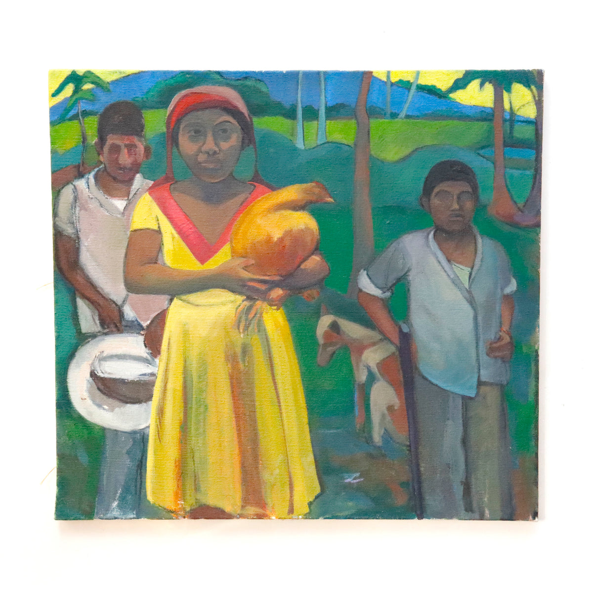 Style of Gauguin South Pacific Islanders Oil Painting | Work of Man ...