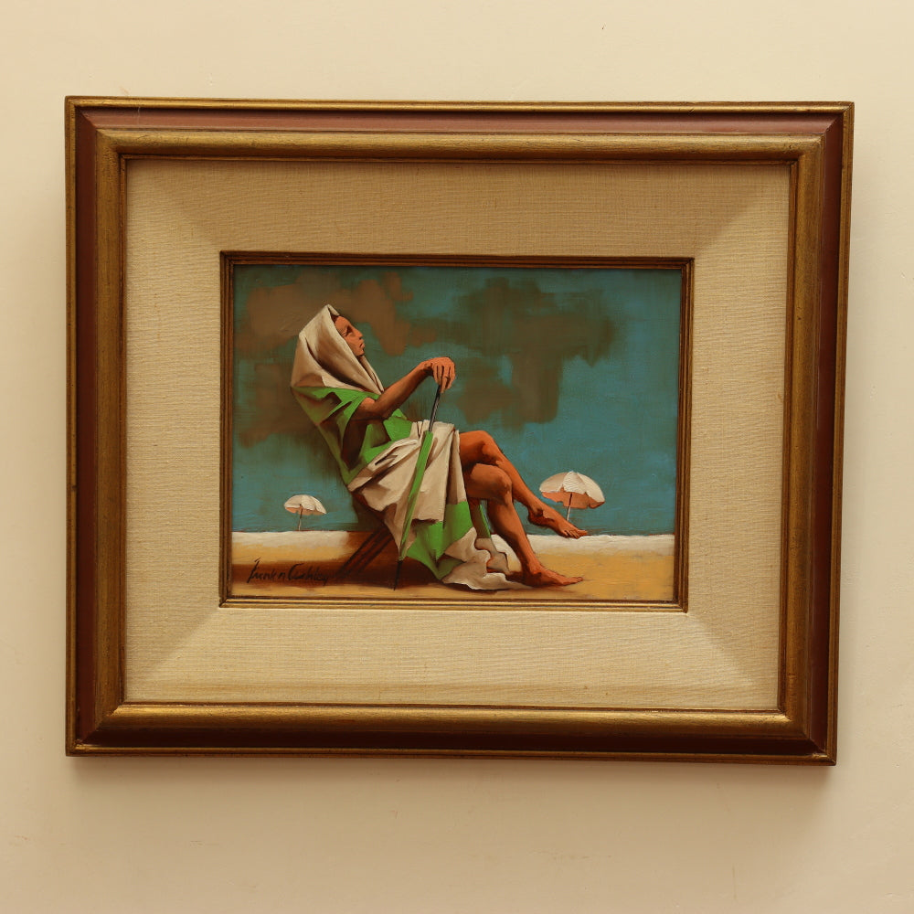 Frank Nelson Ashley Oil on Masonite Board Painting | Work of Man — Work ...